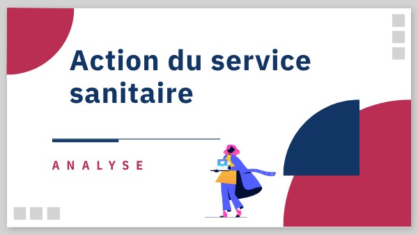 Analyse de l'action du service sanitaire | Genially