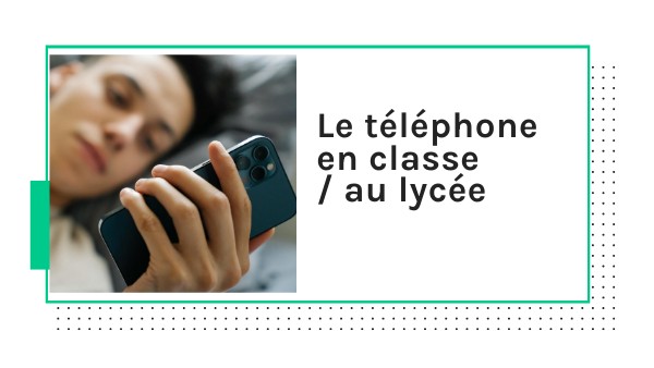 L'usage des téléphones portables
