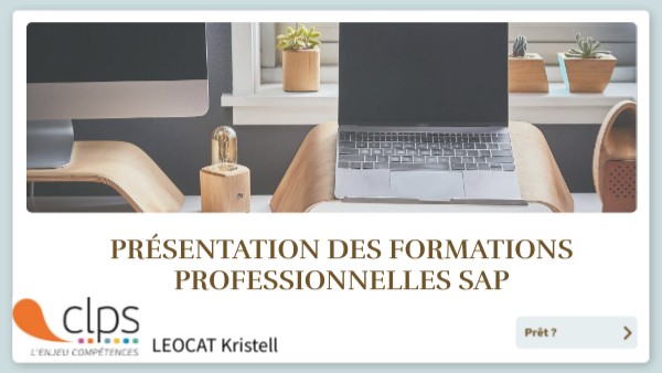 Présentation des Formations Professionnelles SAP | Genially