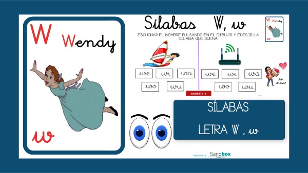 SÍLABAS LETRA W