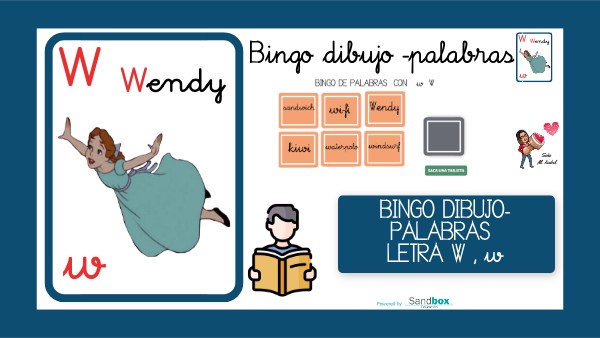 BINGO DIBUJO- PALABRAS CON W | Genially