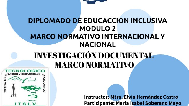 SOBERANO_MAYO_MARÍA_ISABEL_M2_ACT2 MARCO NORMATIVO | Genially