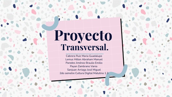 Presentación proyecto transversal.