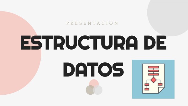Estructura de datos