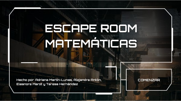 ESCAPE ROOM MATEMÁTICAS | Genially