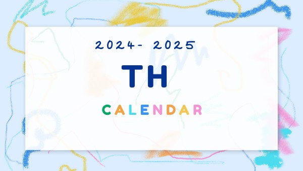 24-25 TH Calendar | Genially