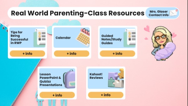 Real World Parenting Class Resources | Genially