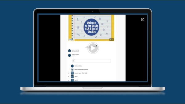 1st/2nd topic/lesson overview