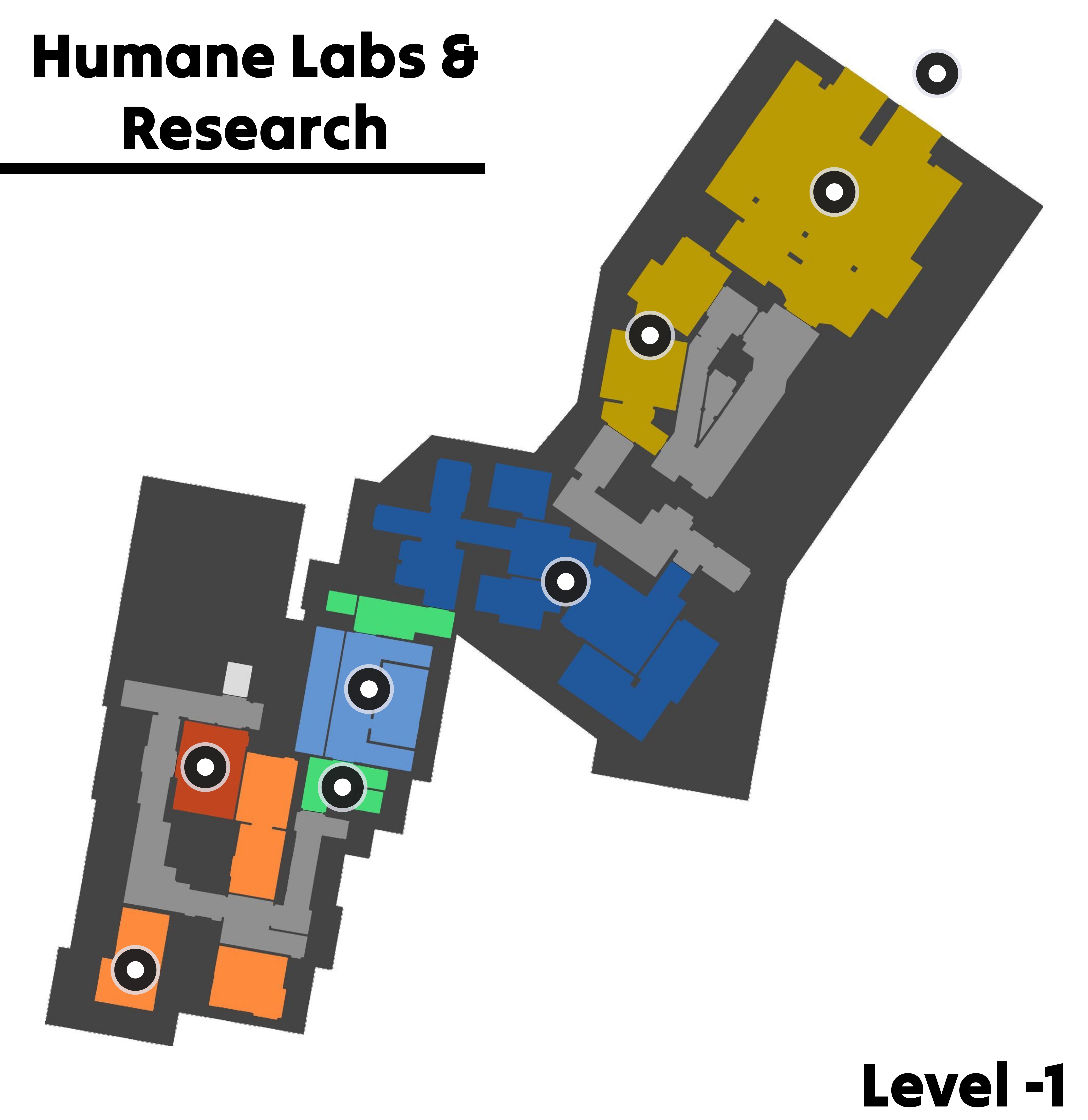 Humane Labs - level -1 map