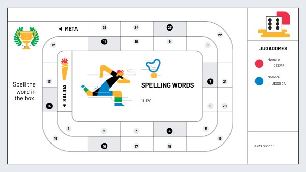 Spelling words | Genially