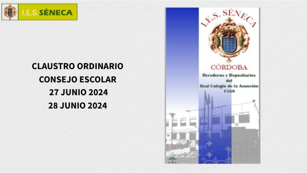 27 28 DE 2024 JUNIO CLAUSTRO CE FINAL | Genially