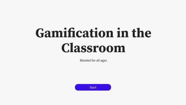 Gamification in the Classroom | Genially