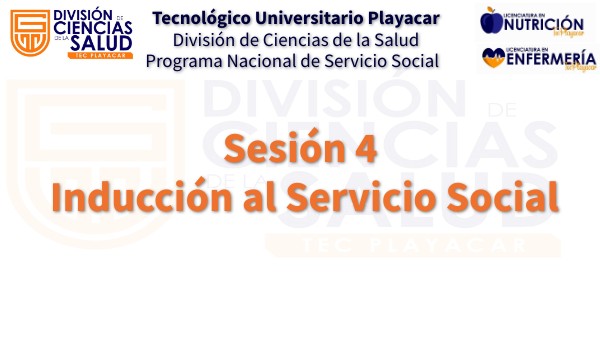 Sesión 4 Programa del Servicio Social | Genially
