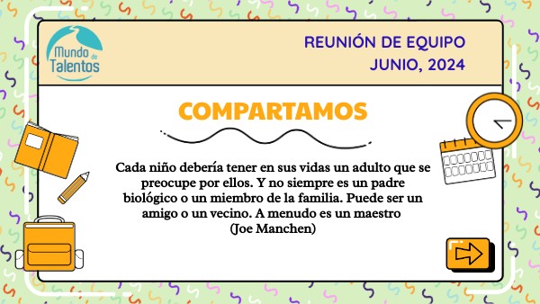 Presentación reunión de equipo-Junio 2 | Genially