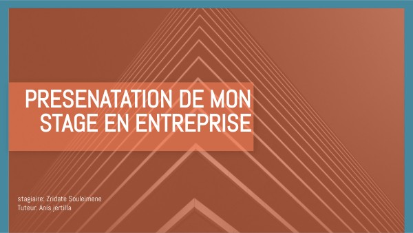diapo de mon stage
