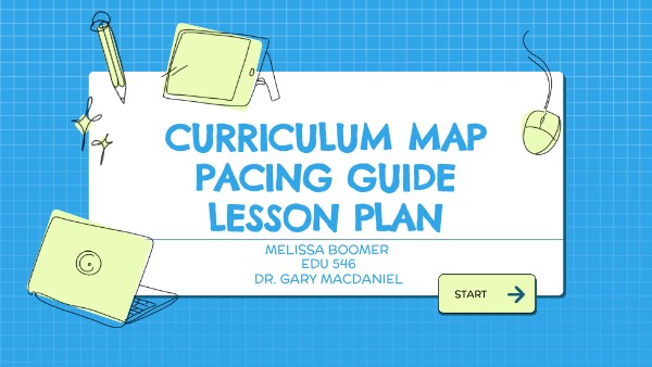 Curriculum Map EDU 546 | Genially