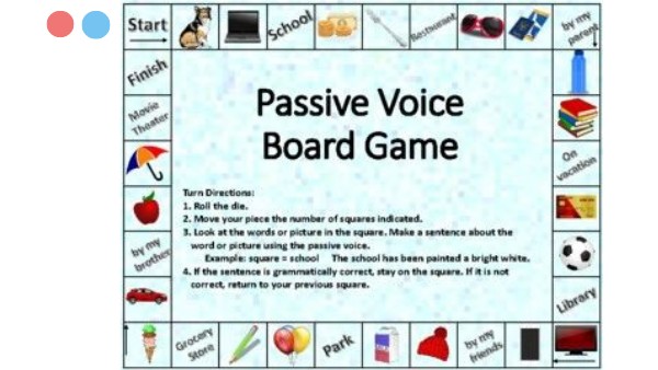 Passive Voice Board Game | Genially