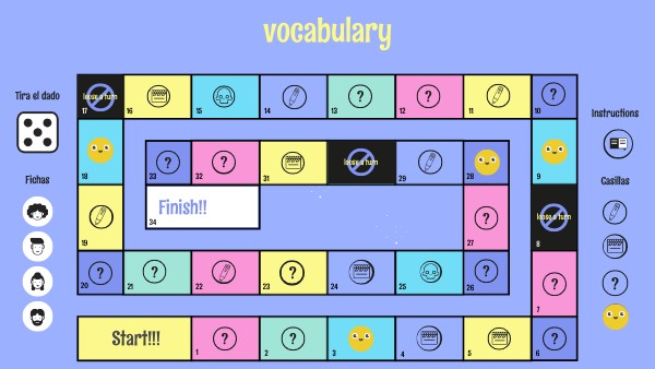 juego vocabulario inglés | Genially