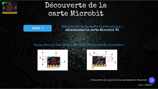 Découverte de la carte Microbit 5ème | Genially
