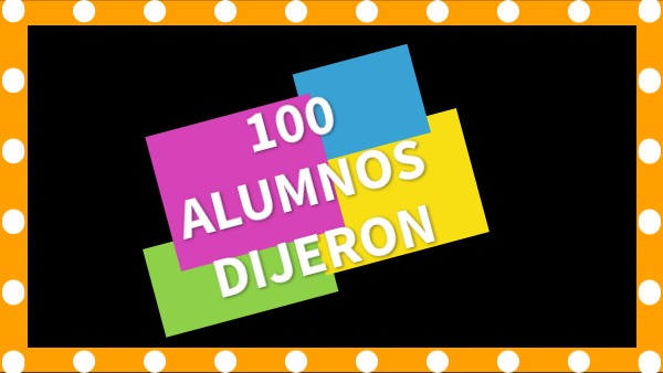 100 alumnos dijeron | Genially