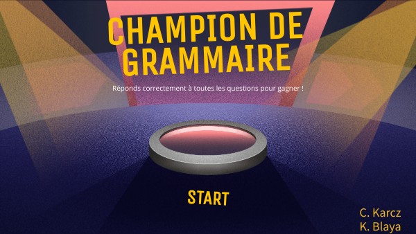 Révisions grammaire 3°
