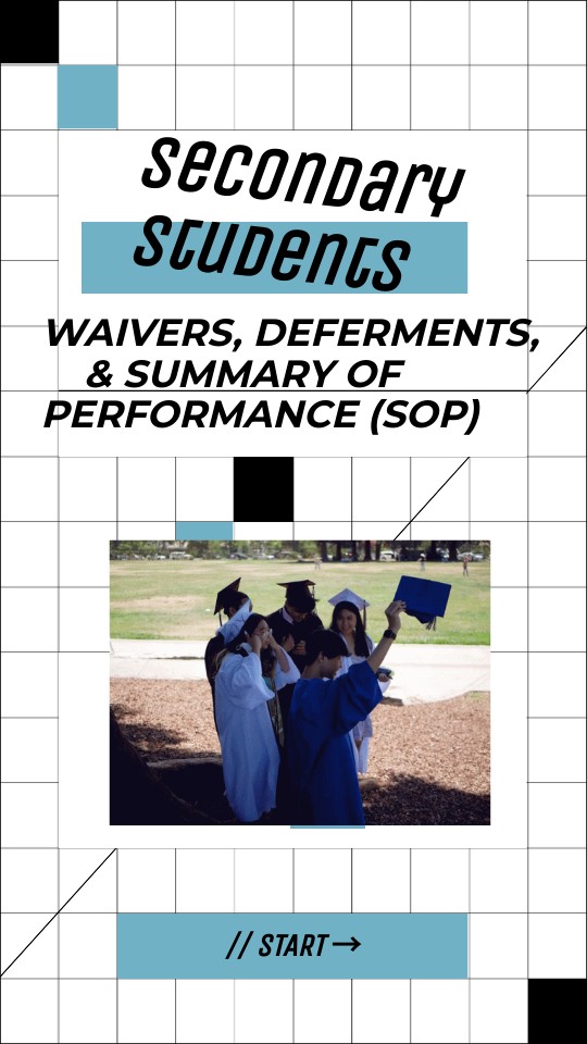 Jan 2025 Secondary Waivers, Deferments, & SOP