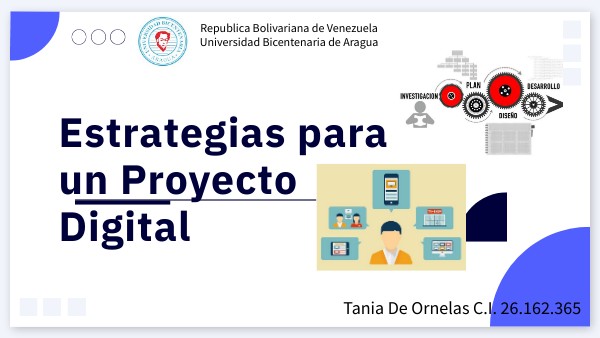 Estrategias para un Proyecto Digital | Genially
