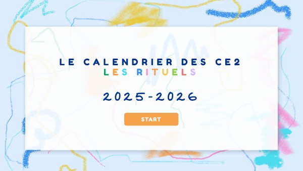 Rituels calendrier