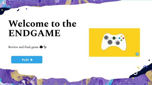 Methods ENDGAME Review 4th exam | Genially