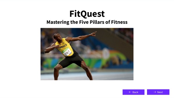 FitQuest: Mastering the Five Pillars of Fitness | Genially