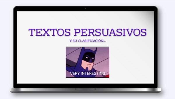 Textos Persuasivos