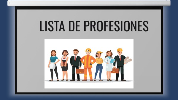Lista de profesiones