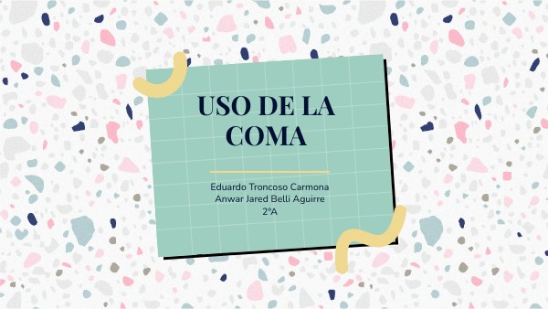 USO DE LA COMA