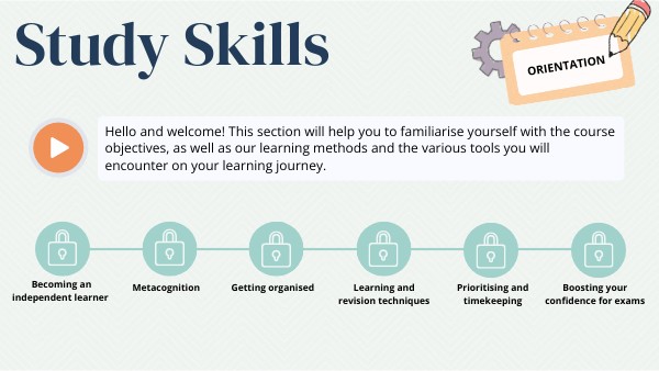 Study Skills Orientation - Refresh