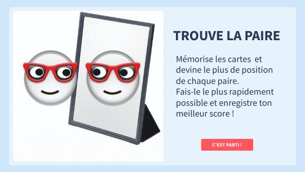 Trouve la paire 5-6ans | Genially