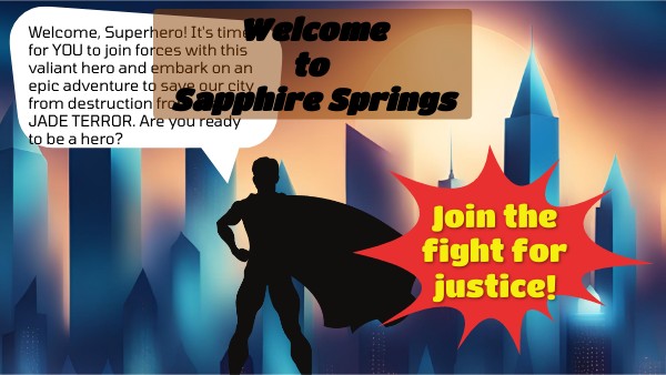 Superhero ESCAPE ROOM