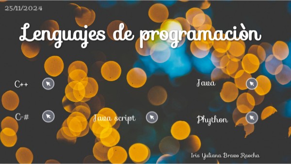 Lenguajes de programaciòn | Genially