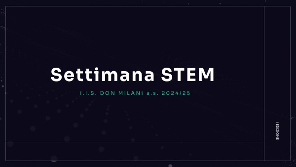 Settimana STEM | Genially