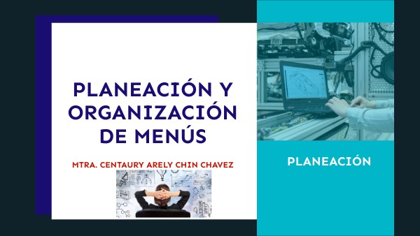 PLANEACION Y ORGANIZACION MENUS | Genially