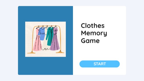 Clothes Memory Game