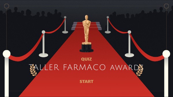 TALLER FARMACO AWARDS | Genially
