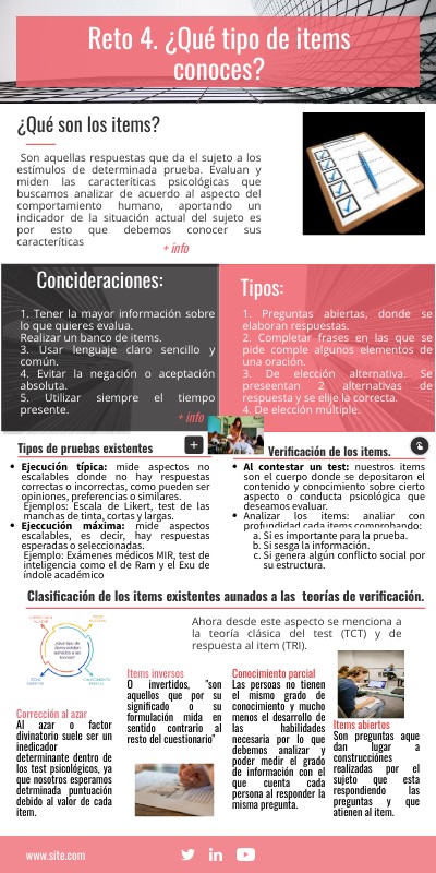 Reto 4. ¿Que sabes de los items? | Genially