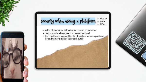 Security when using a platform | Genially