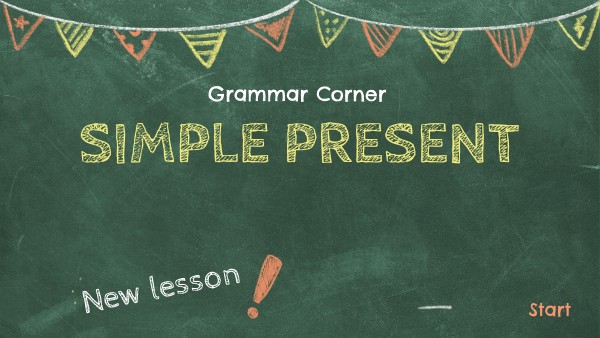 Grammar Corner : le présent simple en anglais