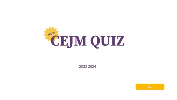 Quiz CEJM | Genially