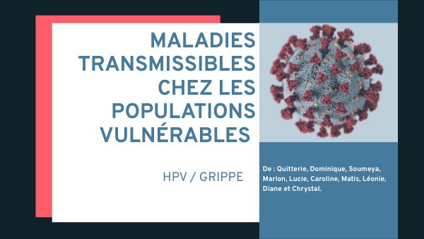LES MALADIES TRANSMISSIBLE | Genially