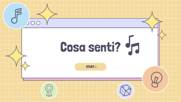 Quiz suoni | Genially