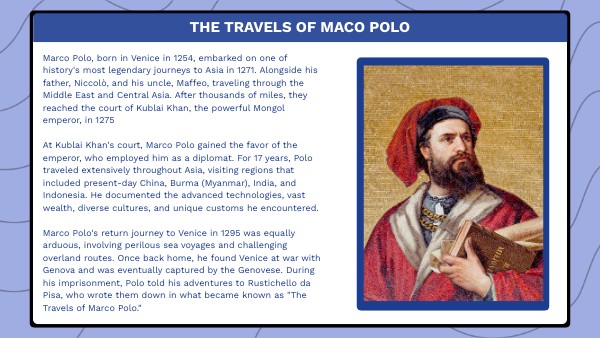 Marco Polo | Genially