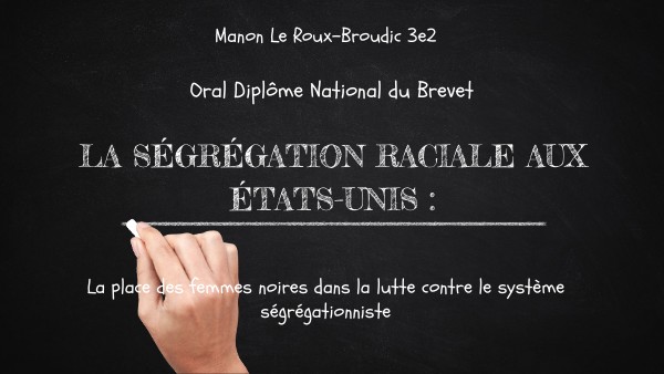 Présentation tableau noir | Genially