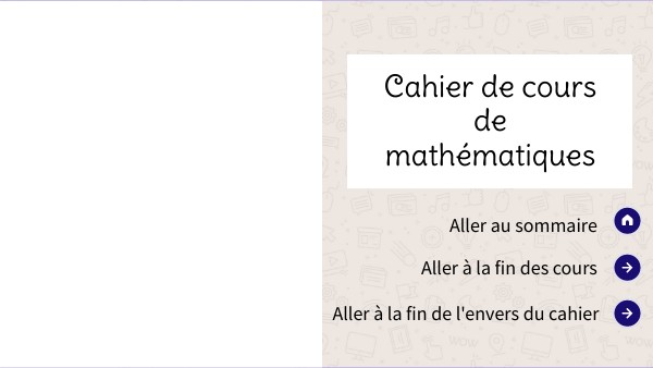 2024 5ème cahier de cours | Genially